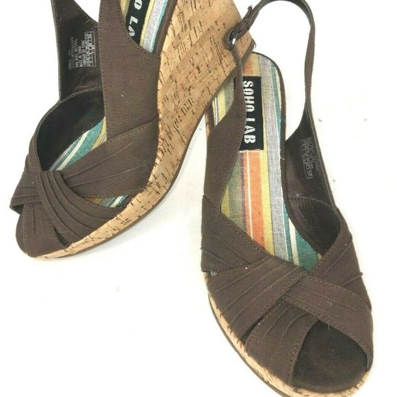 Skechers | Shoes | Skechers Soho Lab Rainbow Wedges Heels Brown | Poshmark